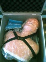 China Nursing Manikin with Suction Training Function Adult Tracheostomy Care and Suction for sale