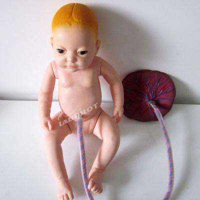 China Advanced PVC Placental Care Model Newborn Baby Manikin for Healthcare Professionals for sale