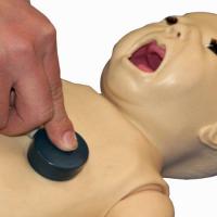 China Medical Science Neonatal Nursing Manikin for Intubation Auscultation and CPR Training for sale