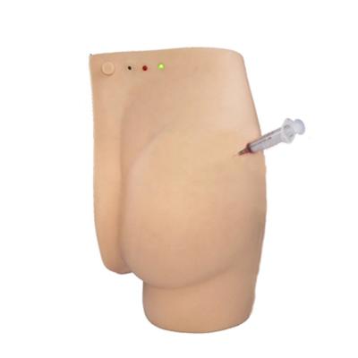China Patients Care Demonstration Buttocks Injection Teaching Simulator with Warning Lights for sale