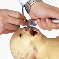 China Newborn Baby Umbilical Nursing Venipuncture Intubation and CPR Training with Manikin for sale