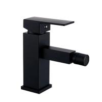 China Modern Basin Mixer Faucet with Ceramic Valve Core SUS304 / Brass Body Water Saving Bathroom Tap in Matte Black (J50-ss bidet black) for sale