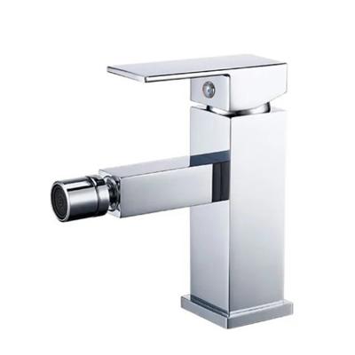 China Modern Basin Mixer Faucet with Ceramic Valve Core SUS304 / Brass Body Water Saving Bathroom Tap (J50-ss bidet) for sale