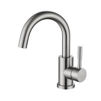 China Basin Faucet Constructed from 304 Stainless Steel with 35mm Ceramic Cartridge and Flexible Hoses Suitable for Washbasin for sale