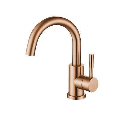 China Basin Faucet Constructed from 304 Stainless Steel with 35mm Ceramic Cartridge and Flexible Hoses Suitable for Washbasin for sale