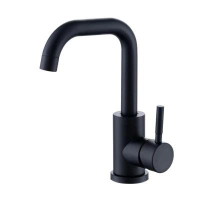 China Basin Faucet Constructed from 304 Stainless Steel with 35mm Ceramic Cartridge and Flexible Hoses Suitable for Washbasin for sale