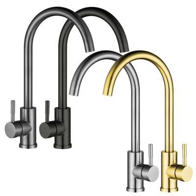 China SUS304 Stainless Steel Faucet with Full Set Construction and 35mm Ceramic Cartridge Includes Two Stainless Steel Flexible Hoses for sale