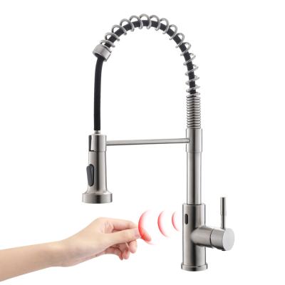 China Durable Kitchen Faucet Featuring 304 Stainless Steel and 35mm Ceramic Cartridge with Brushed Surface Finish for Longevity for sale