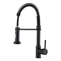 China Kitchen Basin Faucet with Brass Zinc Body 35mm Ceramic Cartridge and Chrome Black Surface Finish for Enhanced Durability for sale