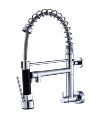 China Kitchen Sink Faucet Made of Stainless Steel Featuring Half Turn Brass Cartridge and Chrome Matte Black Surface Finish for sale