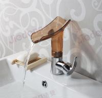 China Basin Faucet Brass Body Zinc Handle 35mm Ceramic Cartridge Chrome Surface Finished with Acrylic Water Spout and Flexible Hoses for sale