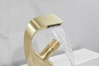 China Oersitor Basin Faucet with brass body 35mm ceramic cartridge includes 2pcs stainless steel flexible hoses for bathroom washbasin for sale