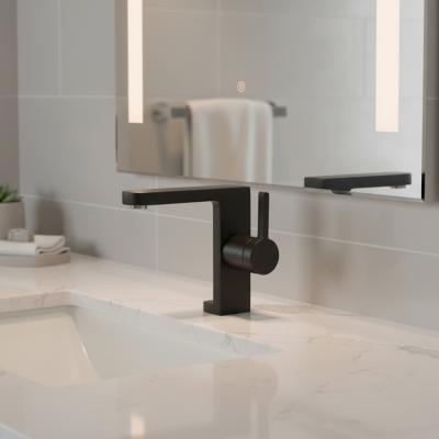 China Oersitor Basin Faucet with brass body 35mm ceramic cartridge includes 2pcs stainless steel flexible hoses for bathroom washbasin for sale