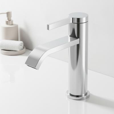 China Factory Durable Basin Faucet Featuring Brass Construction 35mm Ceramic Cartridge and Flexible Stainless Steel Hoses Available in Multiple Finishes for sale
