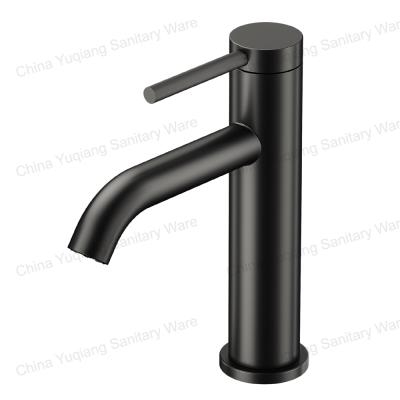 China Factory Durable Basin Faucet Featuring Brass Body Brass Handle 30mm Ceramic Cartridge and Flexible Stainless Steel Hoses Available in Multiple Finishes for sale