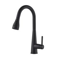 China Pull Out Kitchen Faucet Made from 304 Stainless Steel Featuring 35mm Ceramic Cartridge with 3 Function Spray Head and Two Flexible Stainless Steel Hoses for sale