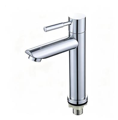 China Oersitor G1/2 'cold basin faucet stainless steel bathroom sink faucet deck installation basin sink tap (V14B chrome) for sale