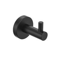 China SUS304 Hooks for Bathroom Kitchen Hanger Stainless Steel Wall Hook for Keys Coat Towel Hook Robe Hook Bathroom Hardware (8807 black) for sale