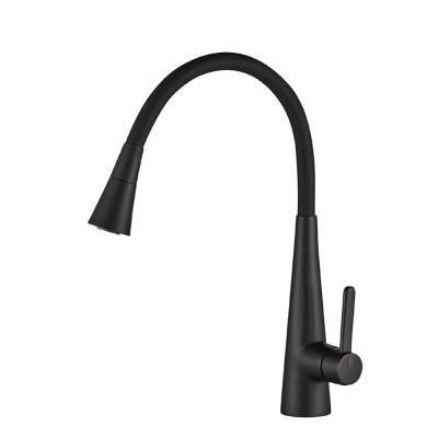 China Oersitor Kitchen Sink Faucet 4 Modes Flexible Pipe Hot Cold Water Mixer Tap Single Handle Free Rotation Crane (S70 black) for sale