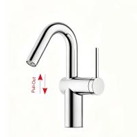 China Oersitor Single-Handle Brass Kitchen Faucet Sense Faucet with Pull Out Sprayer Mixer Water Tap for Kitchen Sink (S72 chrome) for sale