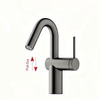 China Oersitor Single-Handle Brass Kitchen Faucet Sense Faucet with Pull Out Sprayer Mixer Water Tap for Kitchen Sink (S72 gunmetal grey) for sale