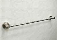 China Oersitor Wall-Mounted 60cm Single Towel Bar SUS304 Stainless Steel Brushed Black Simple Elegant Bathroom Towel Racks (8803 ss brushed) for sale
