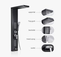 China Oersitor Commercial Polished SUS304 Stainless Steel Shower Tower System with Hydro Massage Jets for Resort Project (YQ-2018) for sale
