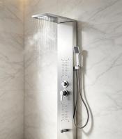 China Oersitor Commercial Polished SUS304 Stainless Steel Shower Tower System with Hydro Massage Jets for Resort Project (YQ-2016) for sale
