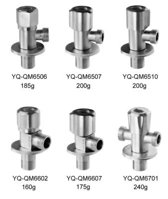 China 304 Stainless Steel Washing Machine Faucet Laundry Bathroom Bibcock Garden Faucet Two Way Water Connector Angle Valve Quick Opening (QM6506) for sale