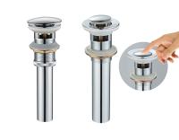 China Oersitor Bathroom Pop Up Drain Pipe Kits Sink Waste Stopper Valve Washbasin Water Head Leaking Stopper Set Basin Faucet Accessories (Y34 Y35) for sale