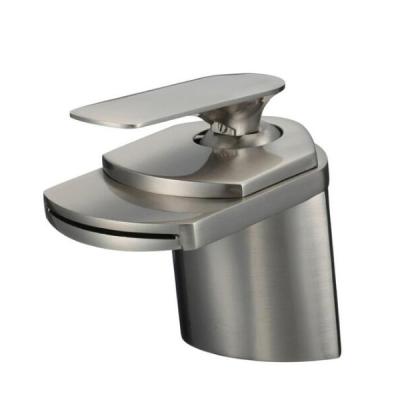 China Oersitor Luxury Bathroom Faucet Widespread Waterfall Spout Deck Mounted Solid Brass Single Handle Faucets Mixer Water Tap (B61 BN) for sale