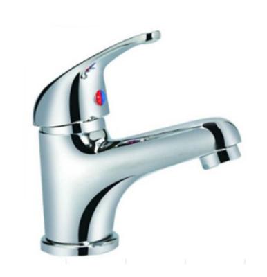 China Oersitor Brass faucet single hole washbasin faucet, bathroom sink hot and cold faucet, bathroom basin wash basin single zinc alloy faucet (E1-B chrome) for sale