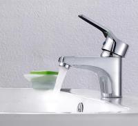 China Oersitor Brass faucet single hole washbasin faucet, bathroom sink hot and cold faucet, bathroom basin wash basin single faucet (M1 chrome) for sale
