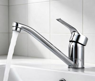 China Oersitor Brass faucet single hole mixer faucet, kitchen sink hot and cold faucet, swivel spout deck mounted faucet (M3 chrome) for sale