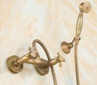 China Oersitor Antique Faucet Bathroom Faucet Mixer in the Bathroom Shower Taps Mixer with Two Handles Wall Mounted Hot Cold Water (U26bs antique) for sale