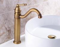 China Oersitor Amazon Antique Faucet Bathroom Faucet Mixer in the Bathroom Washbasin Taps Mixer One Handle Deck Mounted Hot Cold Water (U31H antique) for sale
