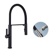 China Oersitor Magnetic Universal Tube Kitchen Faucet 2 Modes Flexible Pipe Hot Cold Water Mixer Tap Single Handle Free Rotation Crane Faucet (S79 black) for sale