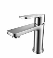 China Oersitor 304 Stainless Steel Bathroom Sink Faucet Hot Cold Mixer Tap Single Handle Washbasin Faucet for Vanity (SS17 ss brushed) for sale