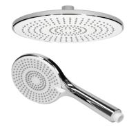 China Oersitor Bathroom Rain Shower Head Hand Shower SS / ABS Bathroom Hardware Accessories Shower Fittings Renovation for sale