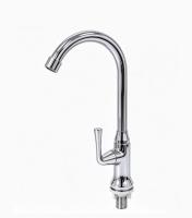 China Oersitor Wholesale Zinc Single Cold Basin Faucet Modern Minimalist Bathroom Balcony Household Wash Basin Quick Opening (FK-10B chrome) for sale
