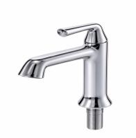 China Oersitor Wholesale Brass Single Cold Basin Faucet Modern Minimalist Bathroom Balcony Household Wash Basin Quick Opening (FK-10A brass) for sale
