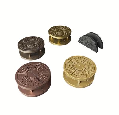 China Thick Glass Door Handle Aluminum Alloy Handle Bathroom Sliding Door Knobs and Pulls Door Handles for Interior / Exterior Doors Hardware (Y108000 series) for sale
