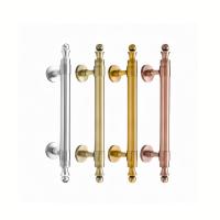 China Thick Glass Door Handle Aluminum Alloy Handle Bathroom Sliding Door Knobs and Pulls Door Handles for Interior / Exterior Doors Hardware (Y142000 series) for sale