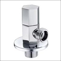 China Oersitor Quick Opening Angle Valve Solid Brass Shut-Off Valve – 1-Piece Angle Stop Valve for Bathroom, Shower, Sink & Toilet (V50 chrome) for sale