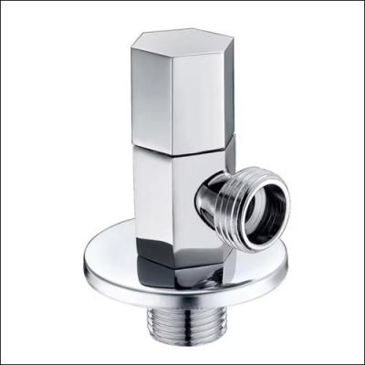 China Oersitor Quick Opening Angle Valve Solid Brass Shut-Off Valve – 1-Piece Angle Stop Valve for Bathroom, Shower, Sink & Toilet (V50 chrome) for sale