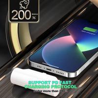 China Superlight Fast Charging Portable 5000mAh Power Bank 96g With In Built Holder for sale