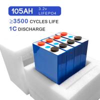China EVE LF105 Grade A 3.2V 105AH Lifepo4 Prismatic Cell For Solar UL CE Certificated for sale