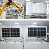 China 500W 550W Bifacial Photovoltaic Panels 48V Solar Bifacial PV Panels for sale
