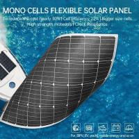 China OEM Portable Mobile 100W Flexible Solar Panels For Hiking CE CB TUV Certificated for sale