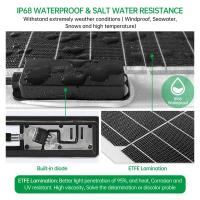 China OEM Portable Mobile 100W Flexible Solar Panels For Hiking CE CB TUV Certificated for sale